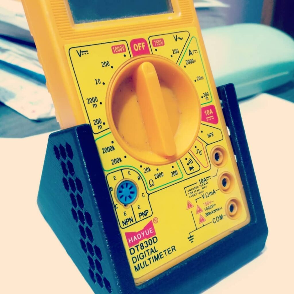 Multimeter Stand 3D printed. - CAD Design Community | 3DIEST